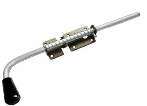 Защелка дверная пружинная DOMART, засов автоматический 400 мм, замок межкомнатной двери, шпингалет