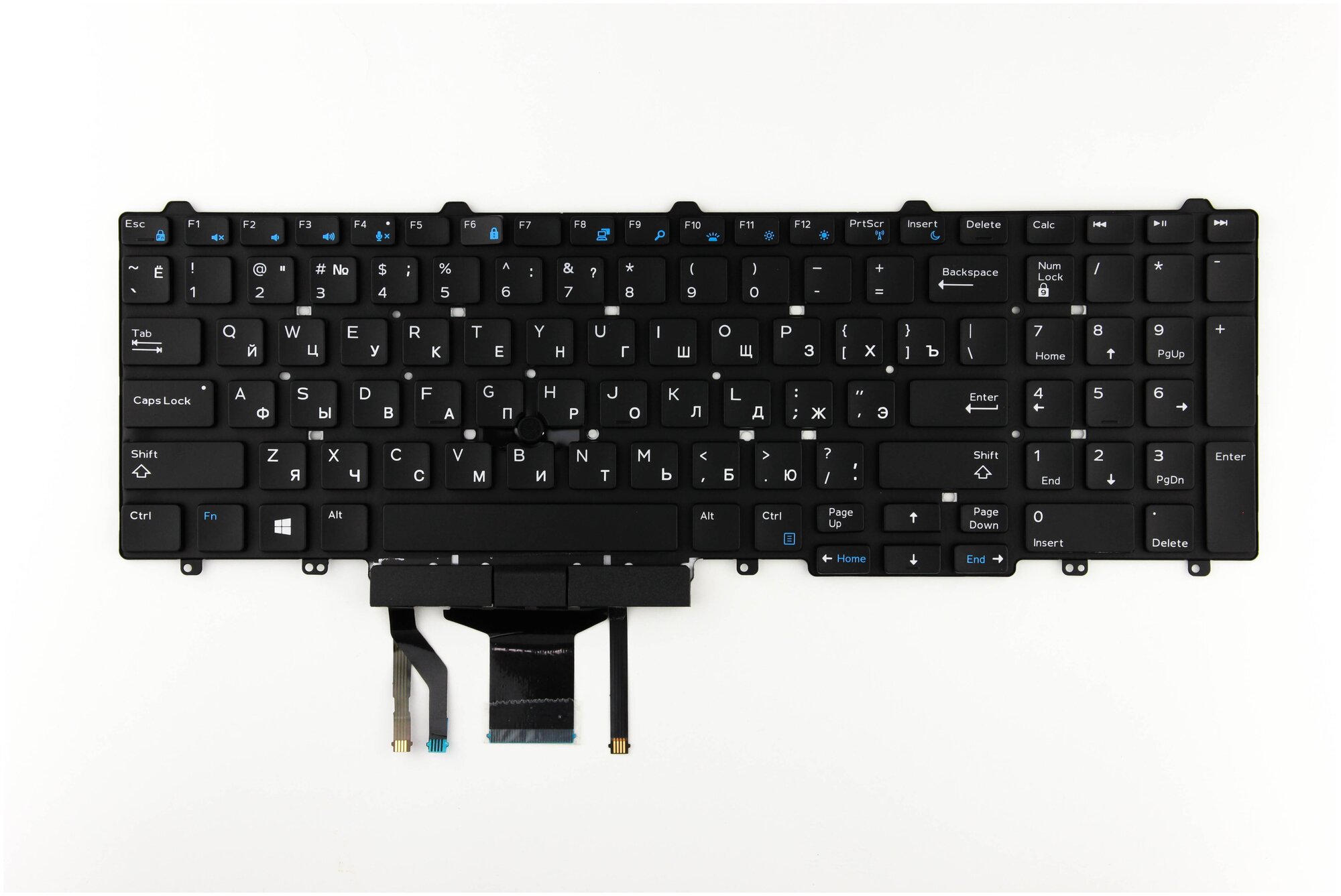 Клавиатура для ноутбука Dell 5550 5580 5590 5591 с подсветкой p/n: 0N7CXW, PK1313M4A00, SG-63300-XUA