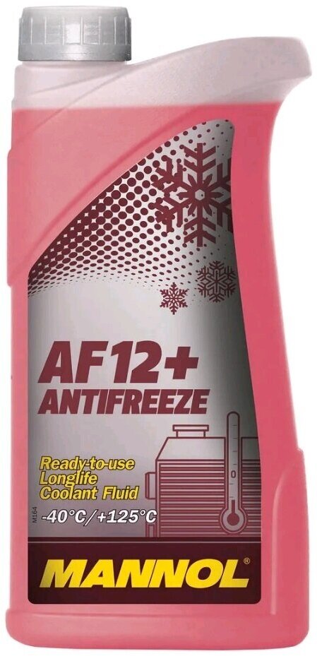 MANNOL Антифриз красный 1л AF12+ Longlife -40*C 4012