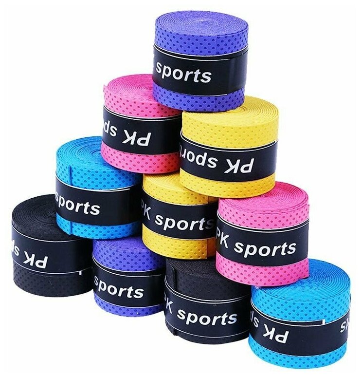 Профессиональная намотка (10 штук), для теннисной ракетки PK sports - комплект 10 шт