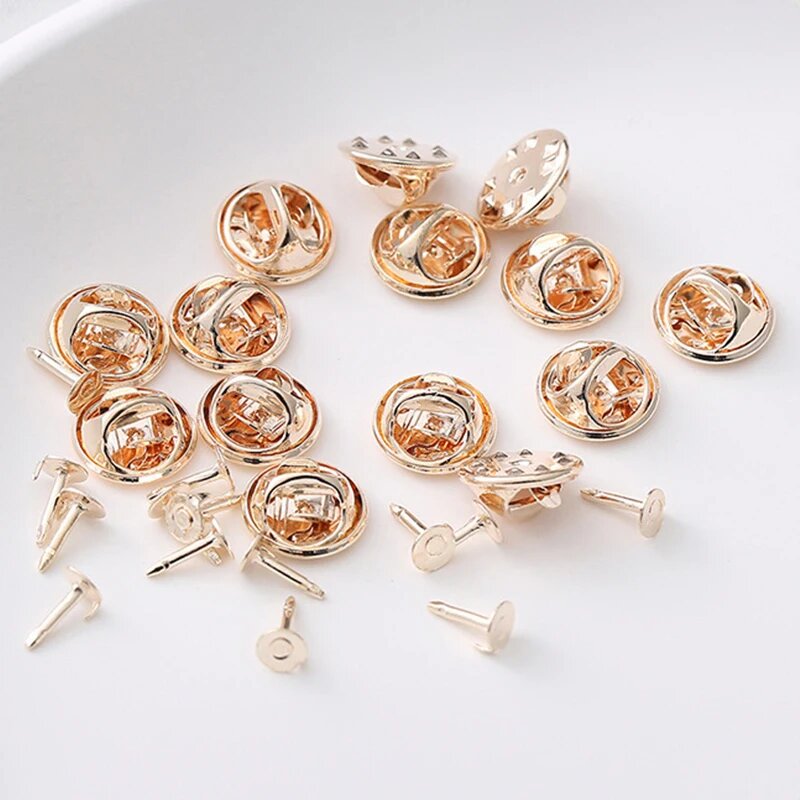 Металлические булавки-застежки бабочка REGELIN 50 шт. KC