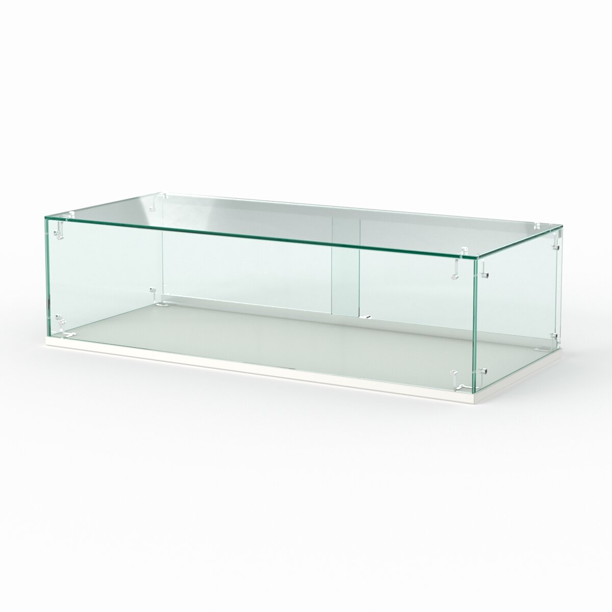 Витрина-купол "сладость" №5А-П для выпечки настольная с дверками на роликах пдсп, Белый