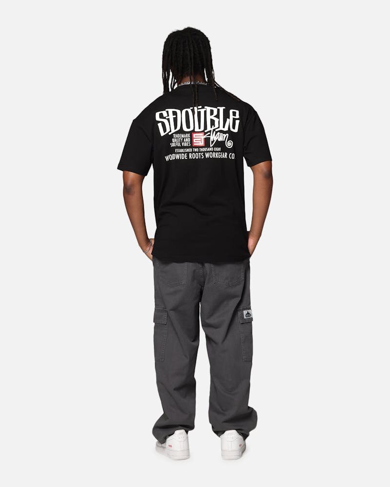 Футболка Stussy S-DOUBLE, 1 шт., размер M, черный — фото 1