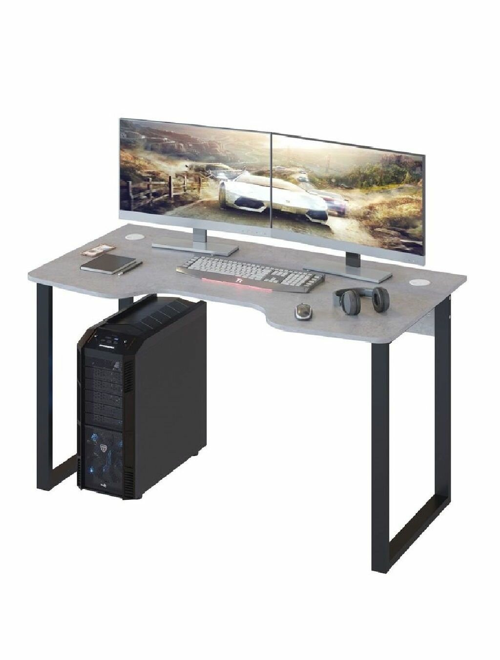 Компьютерный стол КСТ-19 135х73х74 см