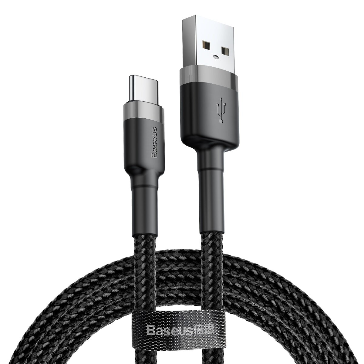 Кабель Baseus CALKLF-BG1 Cafule Cable USB to Lightning 2.4A 1m Gray+Black