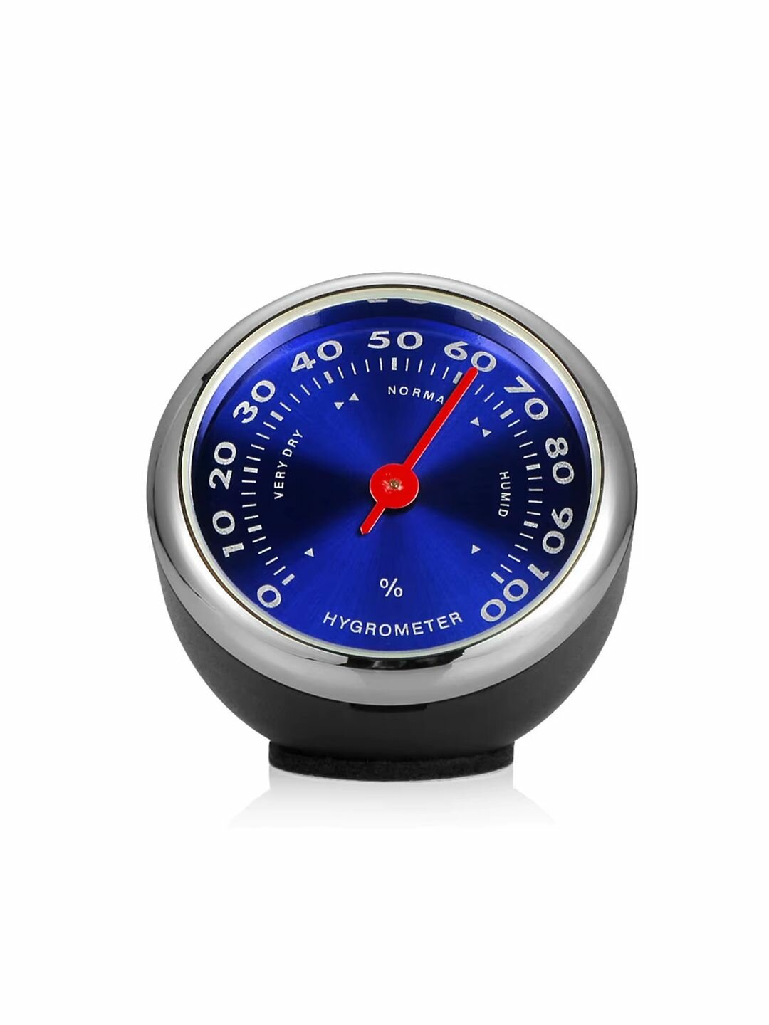 Гигрометр авто 40мм синий циферблат