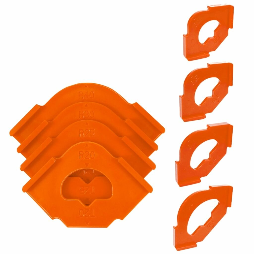 Набор шаблонов для радиусной обработки углов