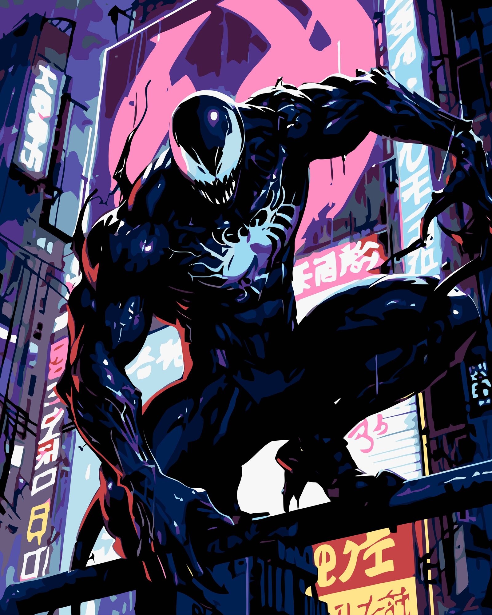 Картина по номерам Т535 " Веном " 40Х50