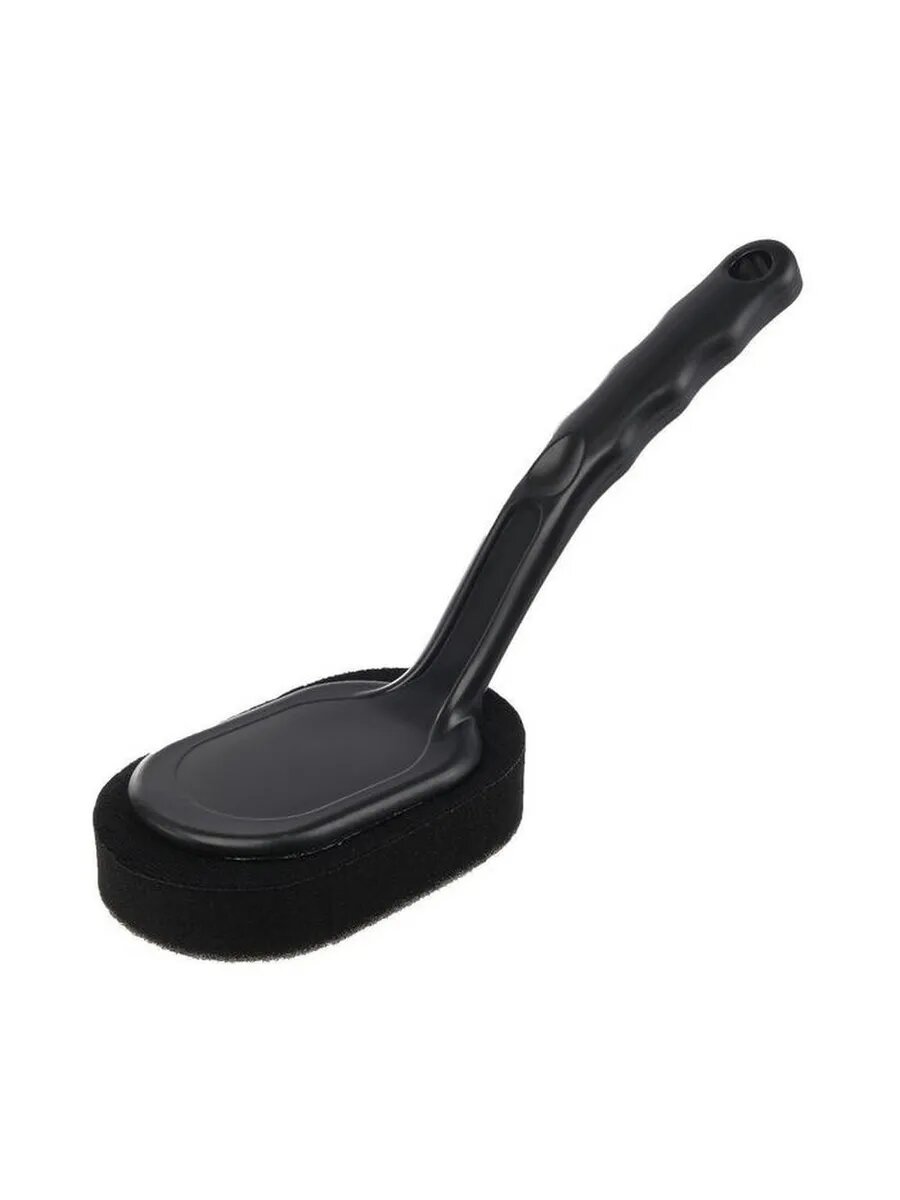 Удобная щетка-губка для чернения резины