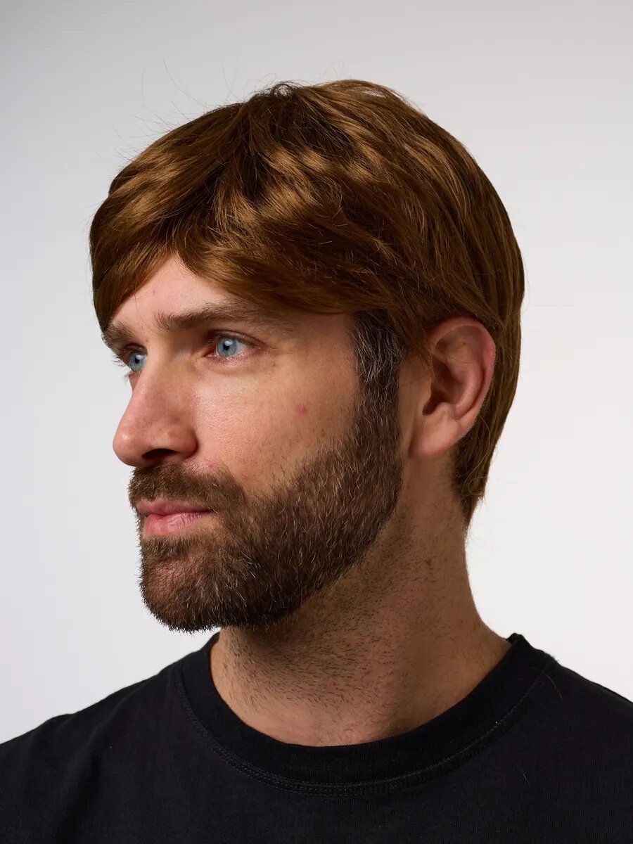 Парик мужской облегченный коричневый