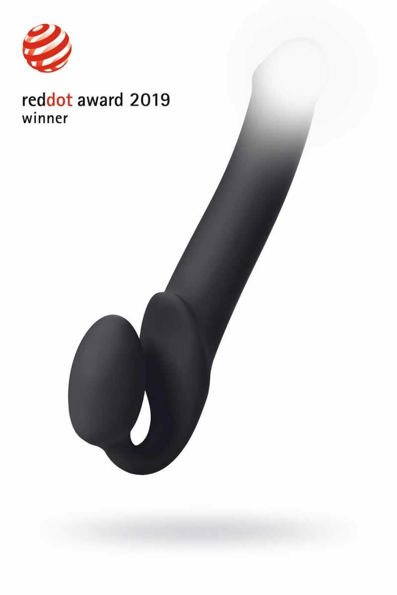 Безремневой гнущийся страпон Strap-On-Me Semi-Realistic (размер L, 25 см)