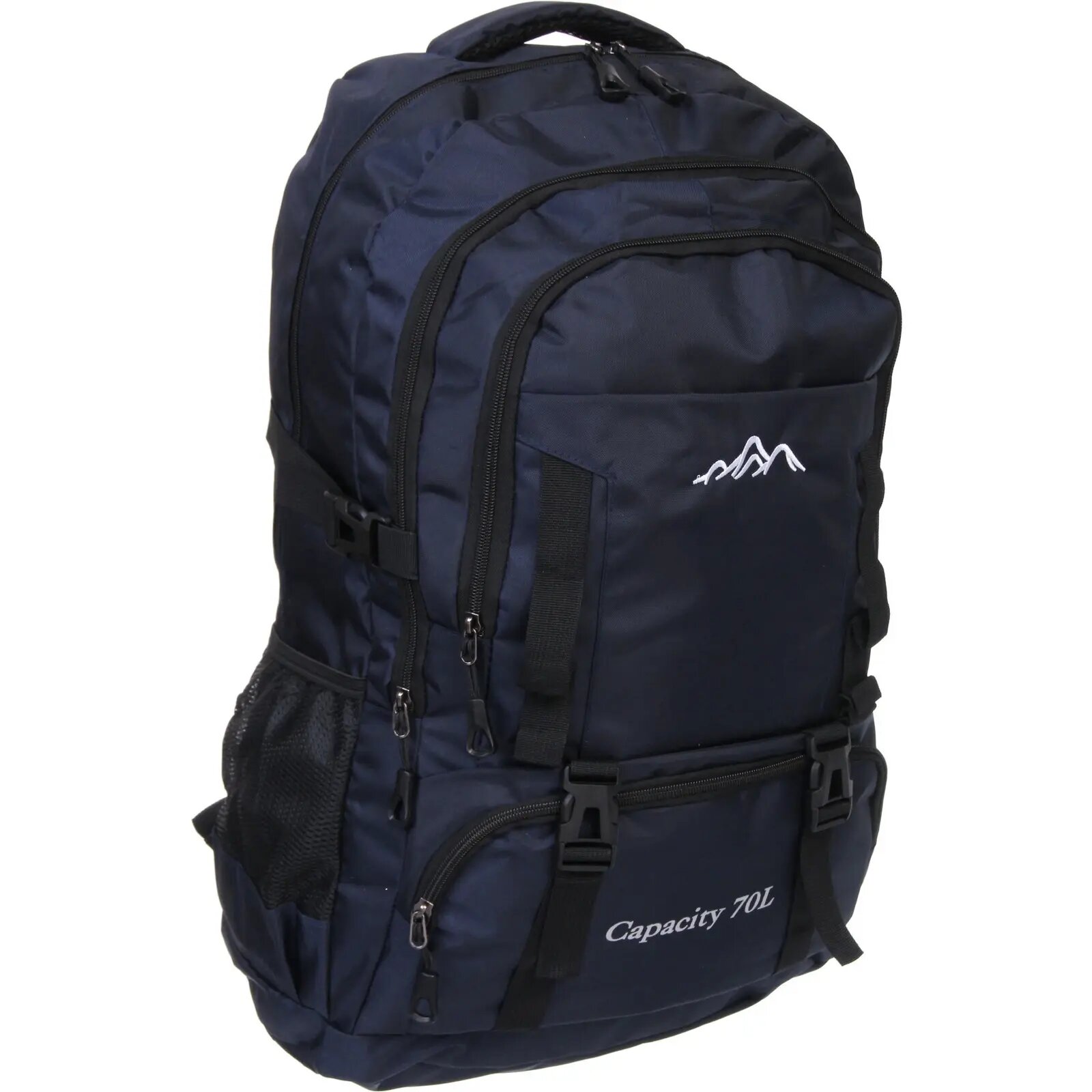 Рюкзак туристический 50л, цвет тёмно-синий, водоотталкивающий, для активного отдыха