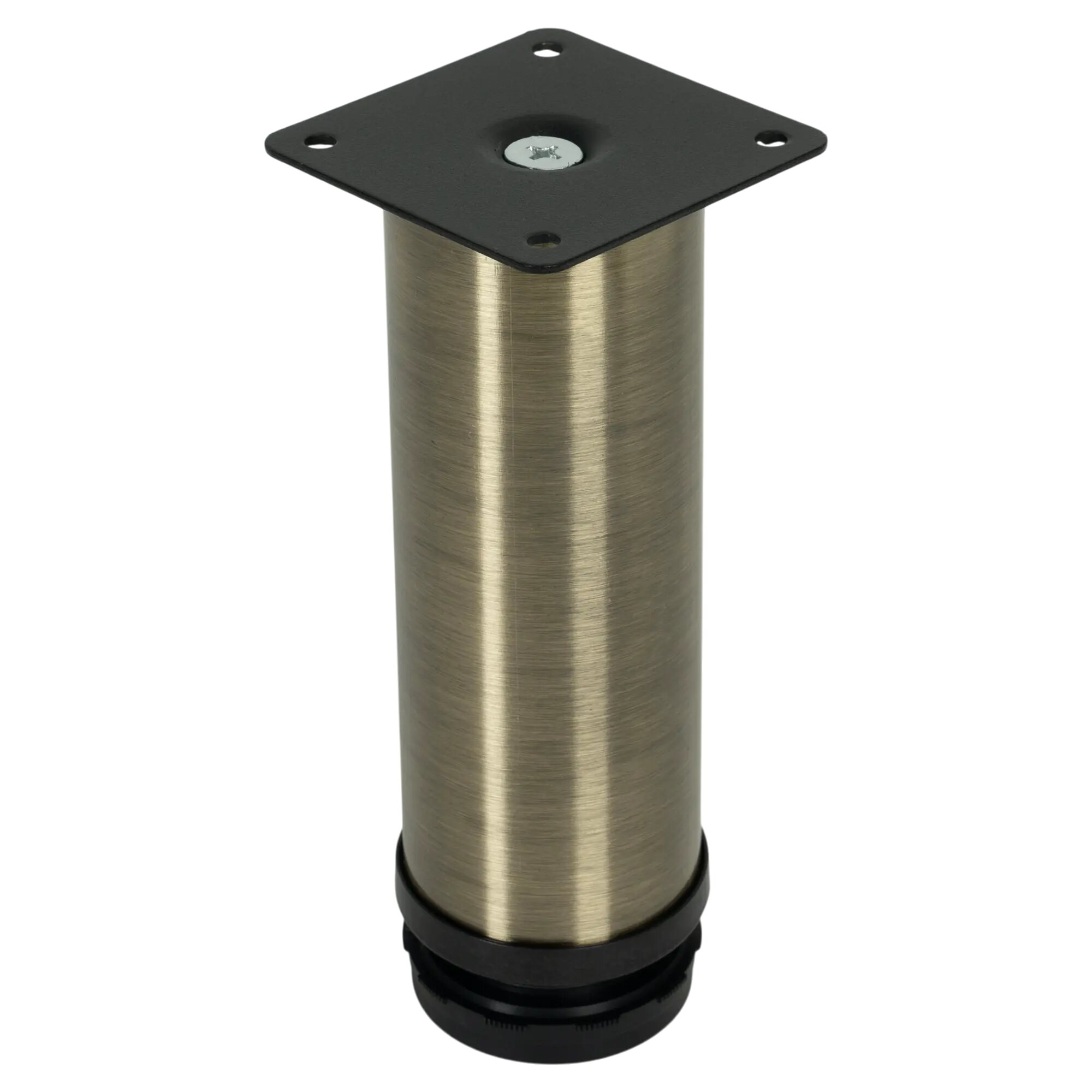 Круглая мебельная ножка ⌀50 мм, высота 150 мм, сталь бронза - прочная опора мебели