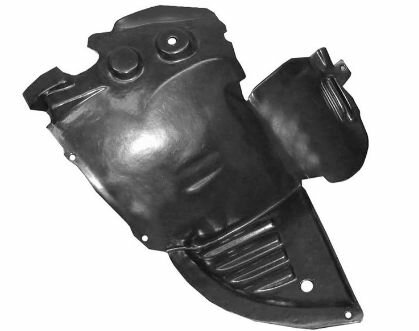 Подкрылок AKRADO, для Renault Kangoo, передний, правый, черный