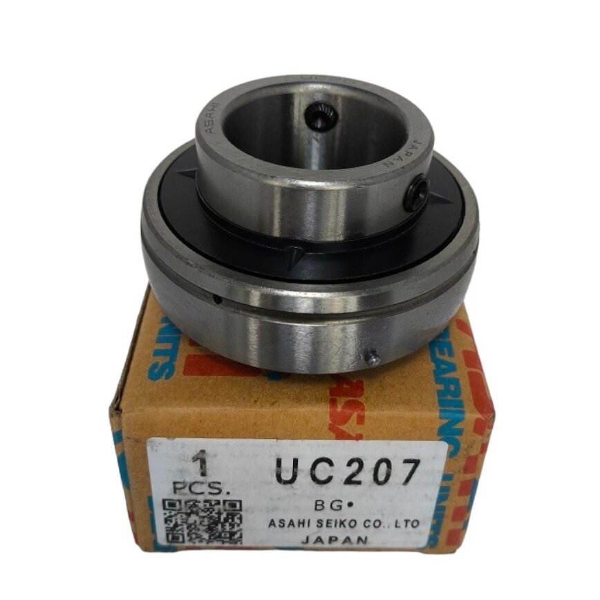 Подшипник ASAHI UC207 (YAR207-2F; 1035-35G; GYE35KRRB; 480207) 1 шт, размер 35х72x42,9/20 мм