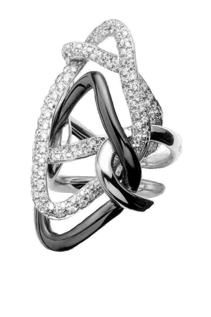 Кольцо, белое золото, 750 проба, бриллиант