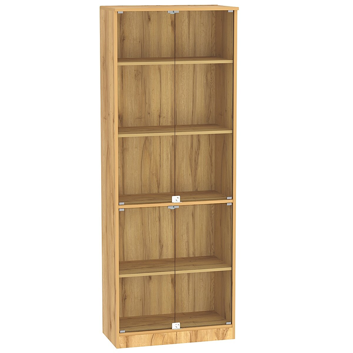 Шкаф-витрина офисный ШВ-51, Дуб Золотистый