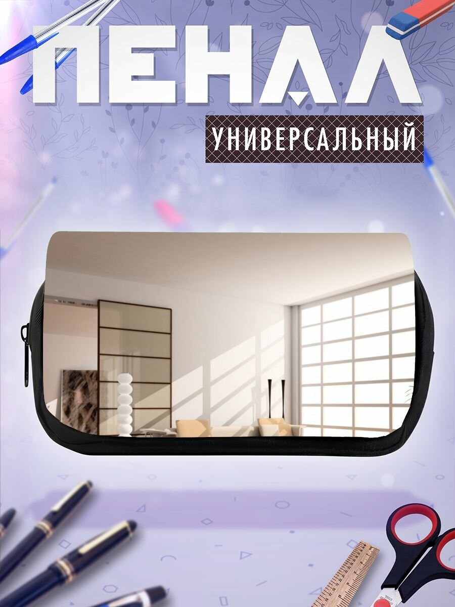 Пенал косметичка деревянный настил ламинат