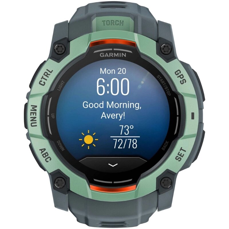 Умные часы Garmin Instinct 3 50mm, AMOLED Neo Tropic/Twilight 0100302001