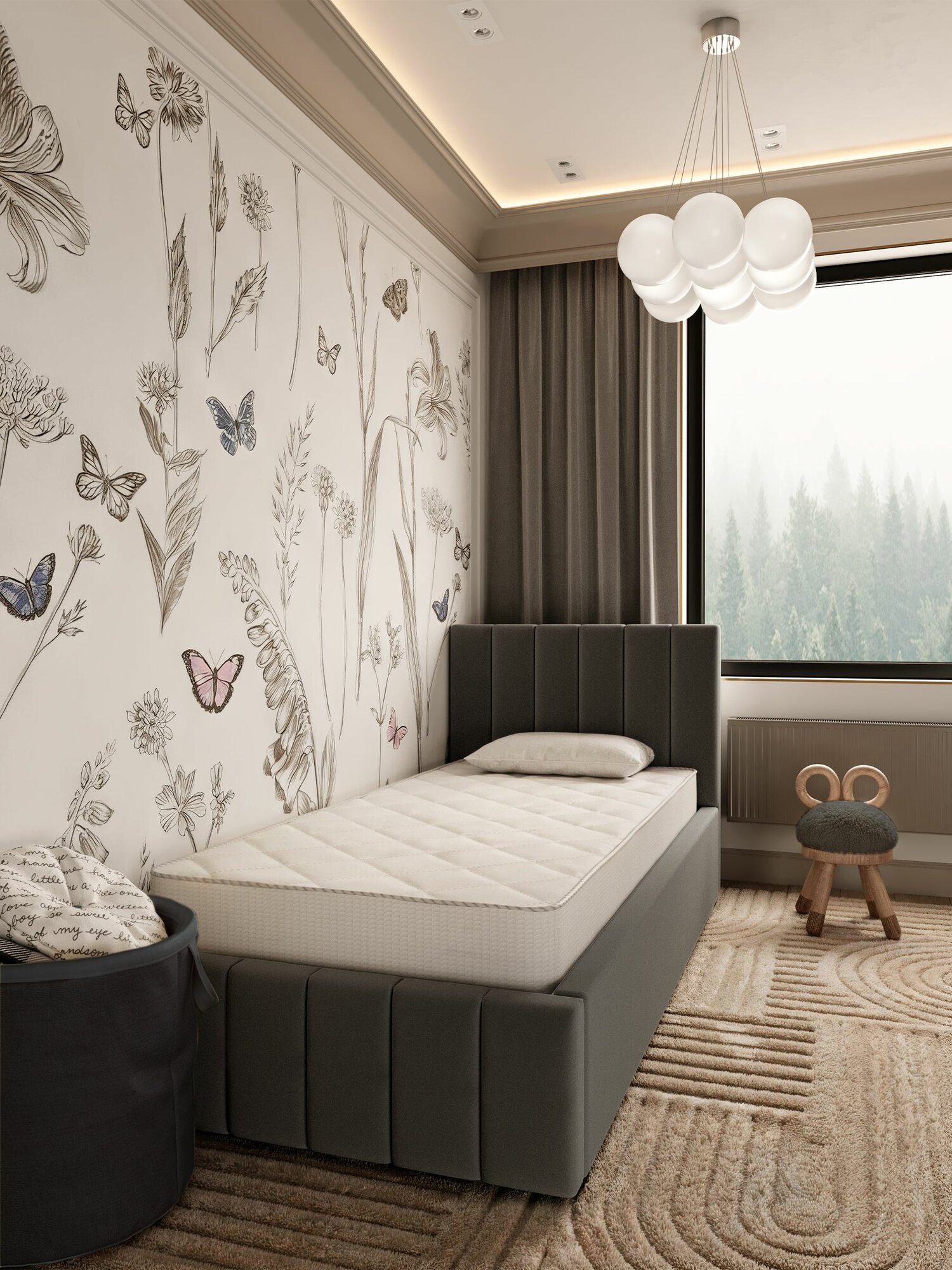 Микс Интерьер кровать Милан 90х200 с подъемным механизмом