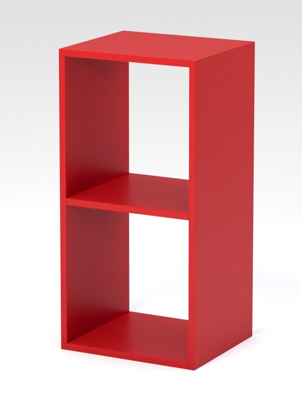 Стеллаж "KUB" №8, Красный. Производитель товара - компания Westcom.