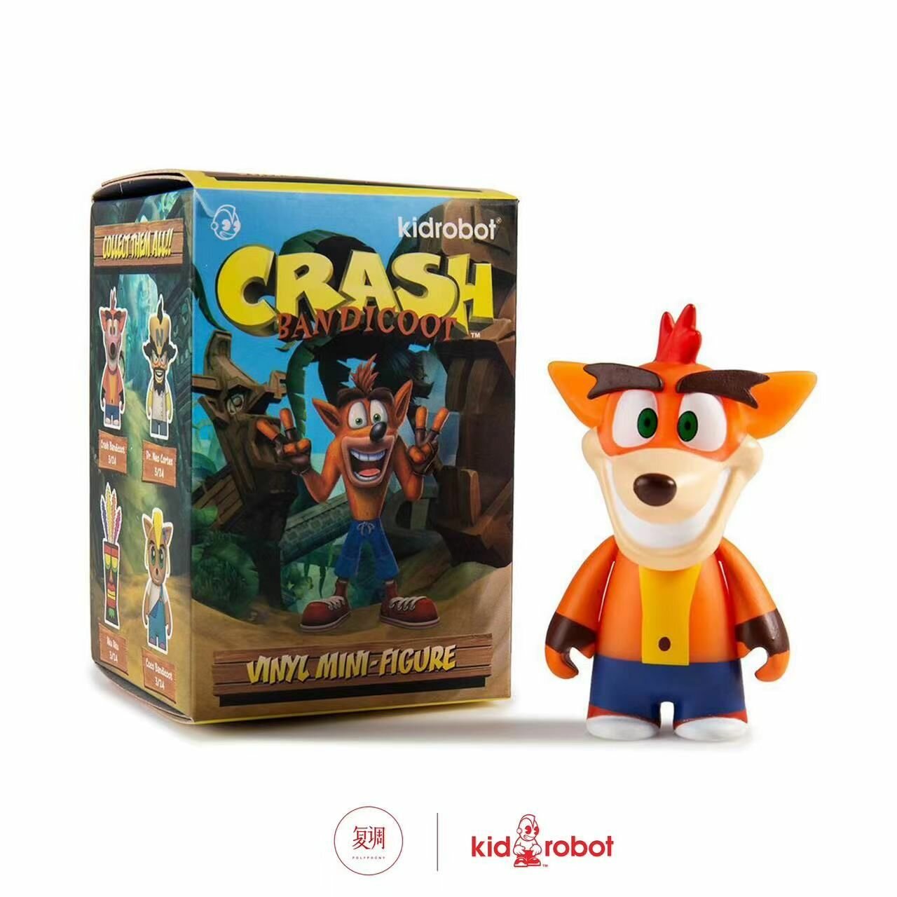 Kidrobot Crash Bandicoot Сюрприз Mystery Box