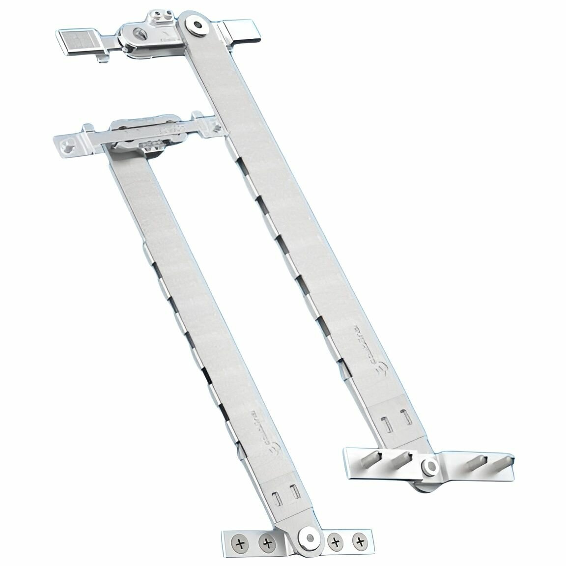 Ножницы оконные фрамужные с верхним подвесом ПВХ паз 16 мм 1 пар