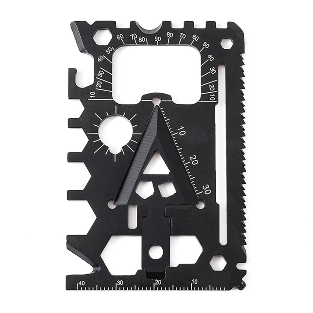 18 в 1 карманный инструмент Многофункциональная комбинированная карта для выживания для мужчин