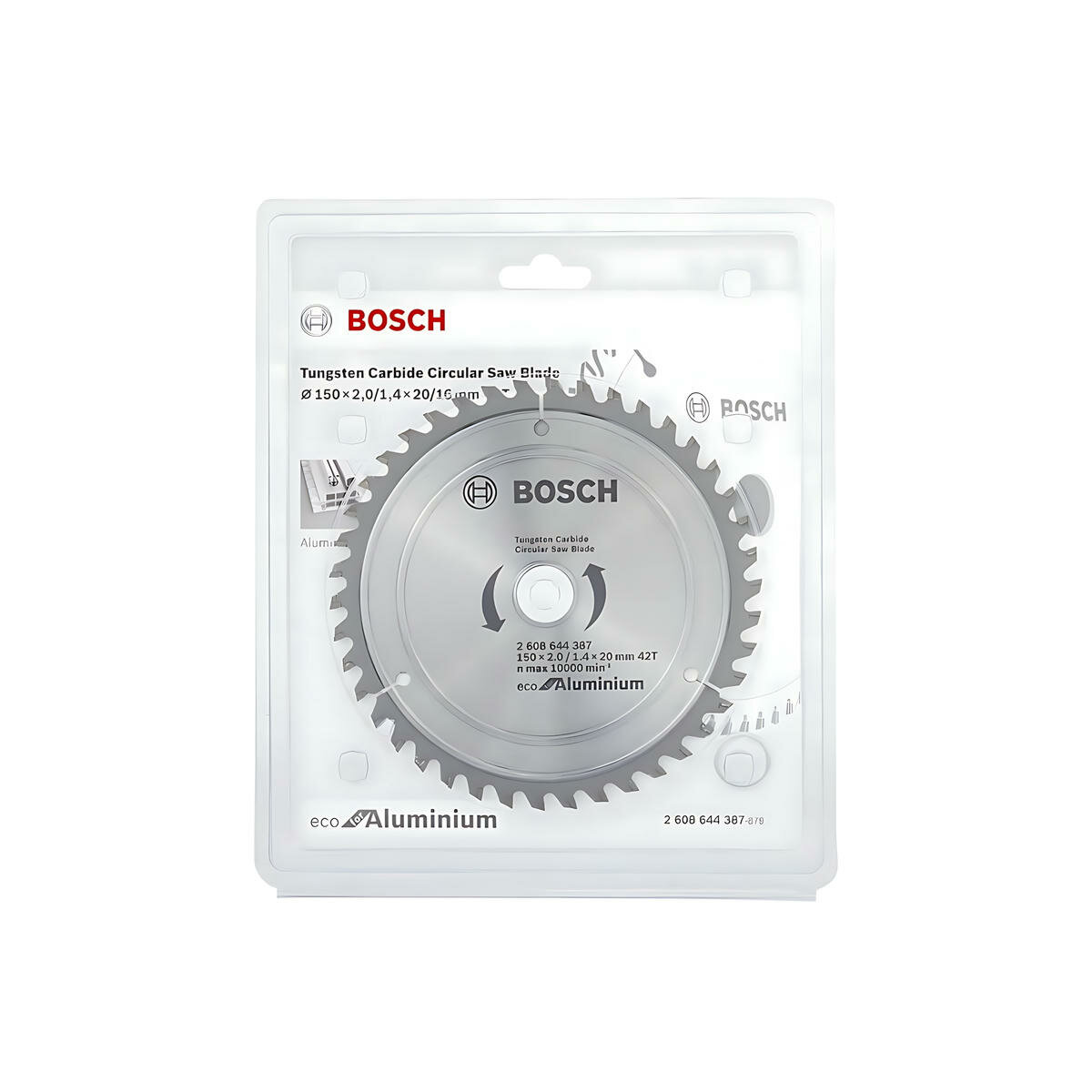 Диск пильный 150 х 20/16 мм 42T ECO Aluminium BOSCH 2608644387