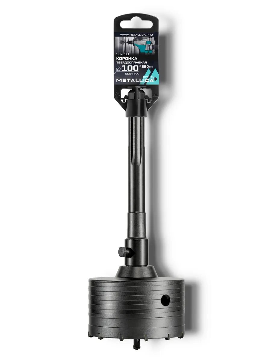 Коронка твердосплавная SDS-max Optima 100x250/110 мм, h=50мм