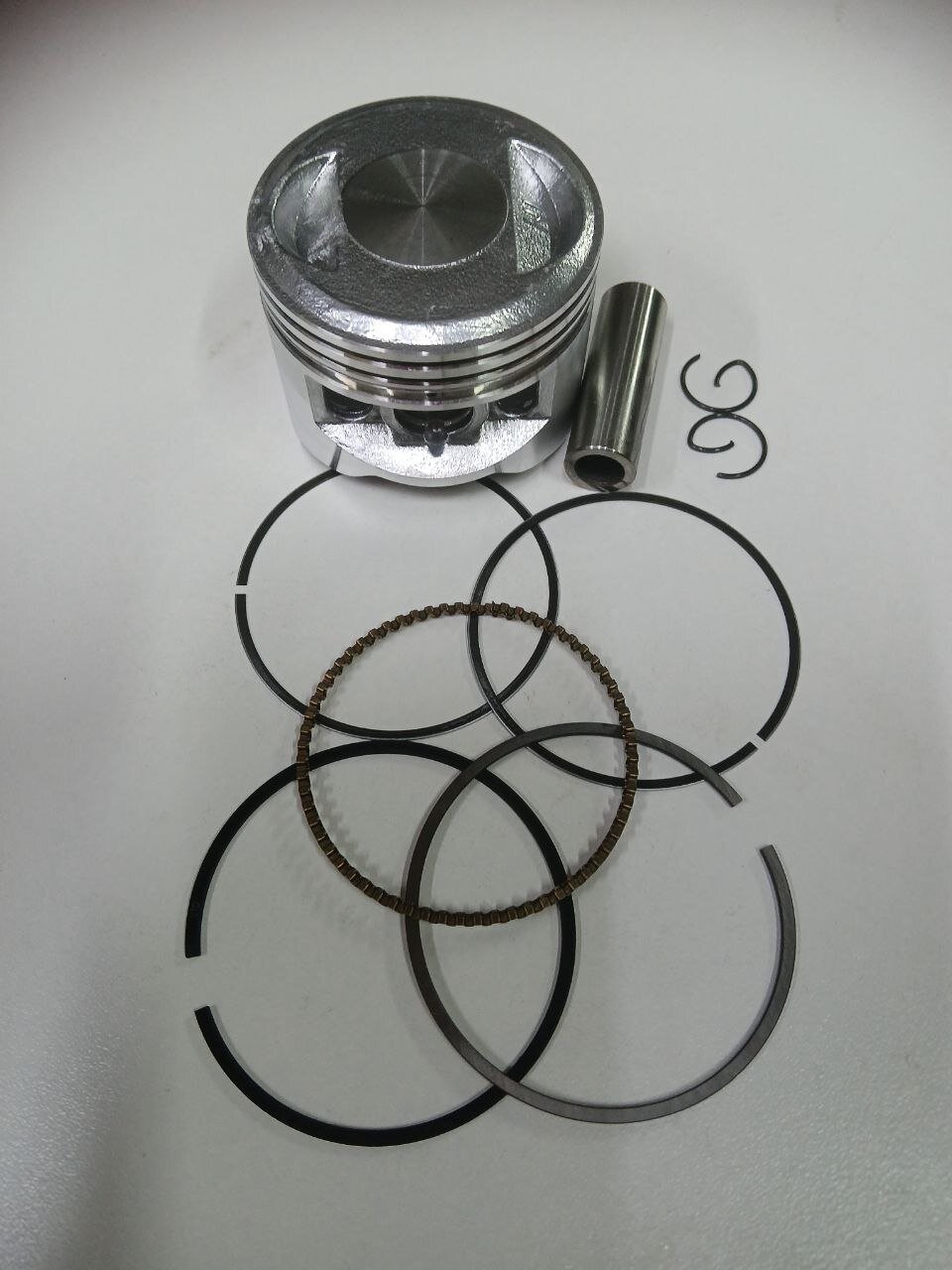 Поршень в сборе питбайк 140см3, 156FMJ/YX-140 D56мм, H43мм