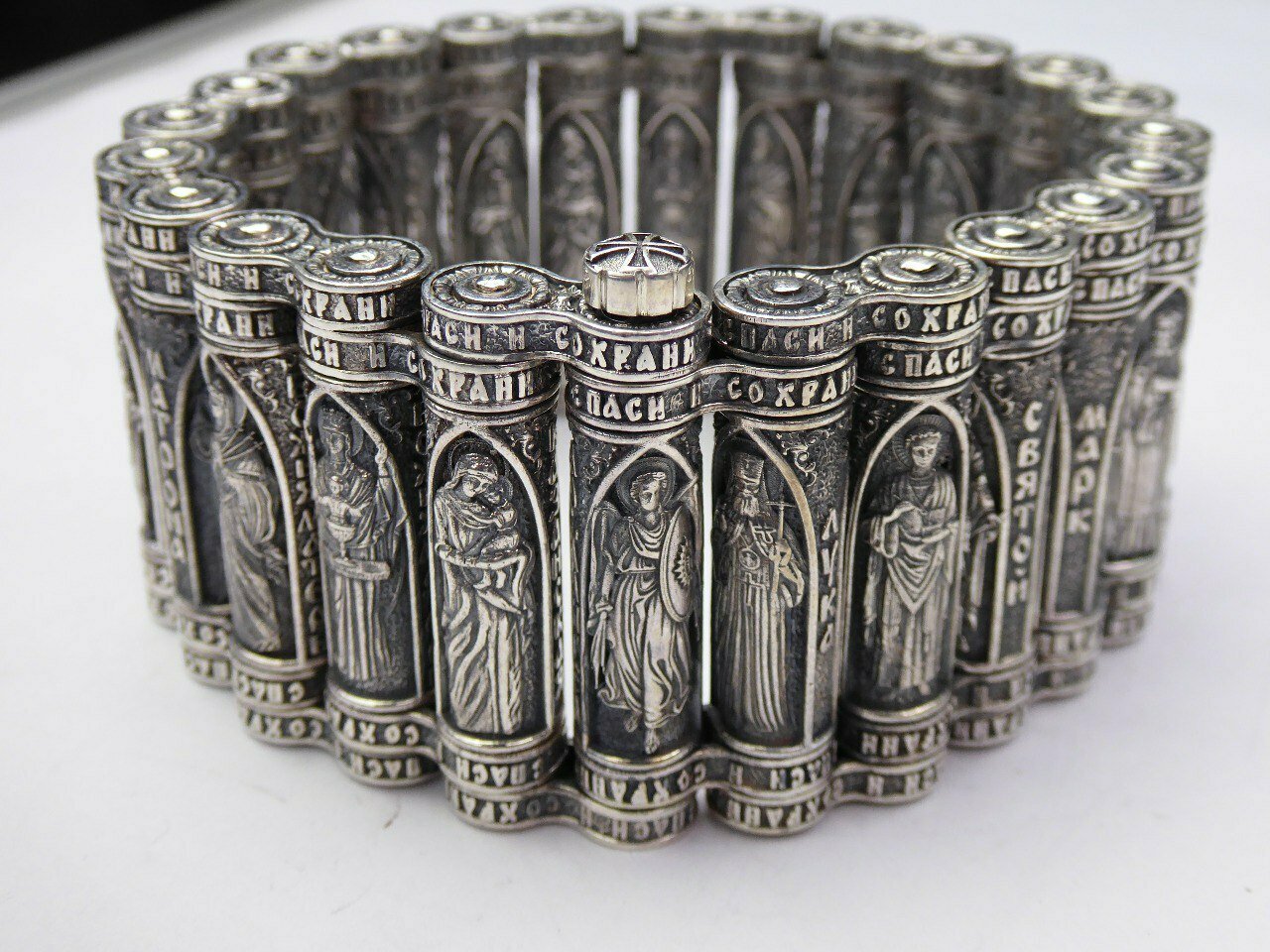 Браслет, славянский оберег, серебро, 925 проба