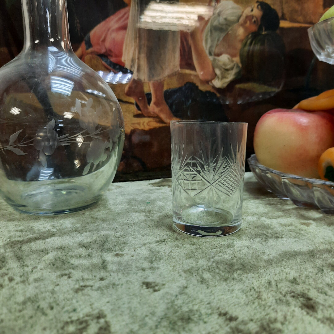 Стопка стеклянная, пр-во СССР, цена за 1 шт.