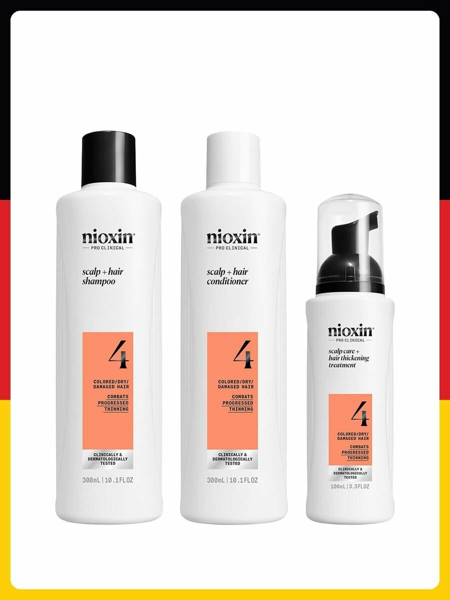 Набор для ухода за волосами Nioxin System 4 Scalp + Hair Thickening Kit 2, 1 шт.