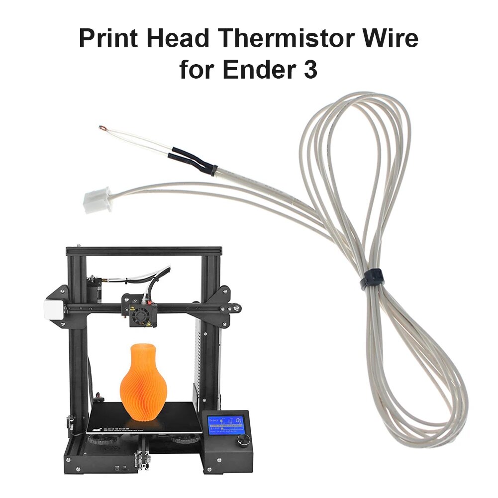 Детали для 3D-принтера, термистор 100K ohm NTC, датчик температуры для Ender 3/Ender 3 Pro/Ender 5/CR-10/CR-10S Hotend Kit, термистор