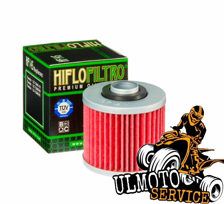 Масляный фильтр HifloFiltro HF145 для Yamaha XV250 Virago XVS250 Drag Star XT250 SR250, SR400, XT500, SR500 TDM850 XT600 XT660 XTZ660 Tenere, скутеры XC180, XC200