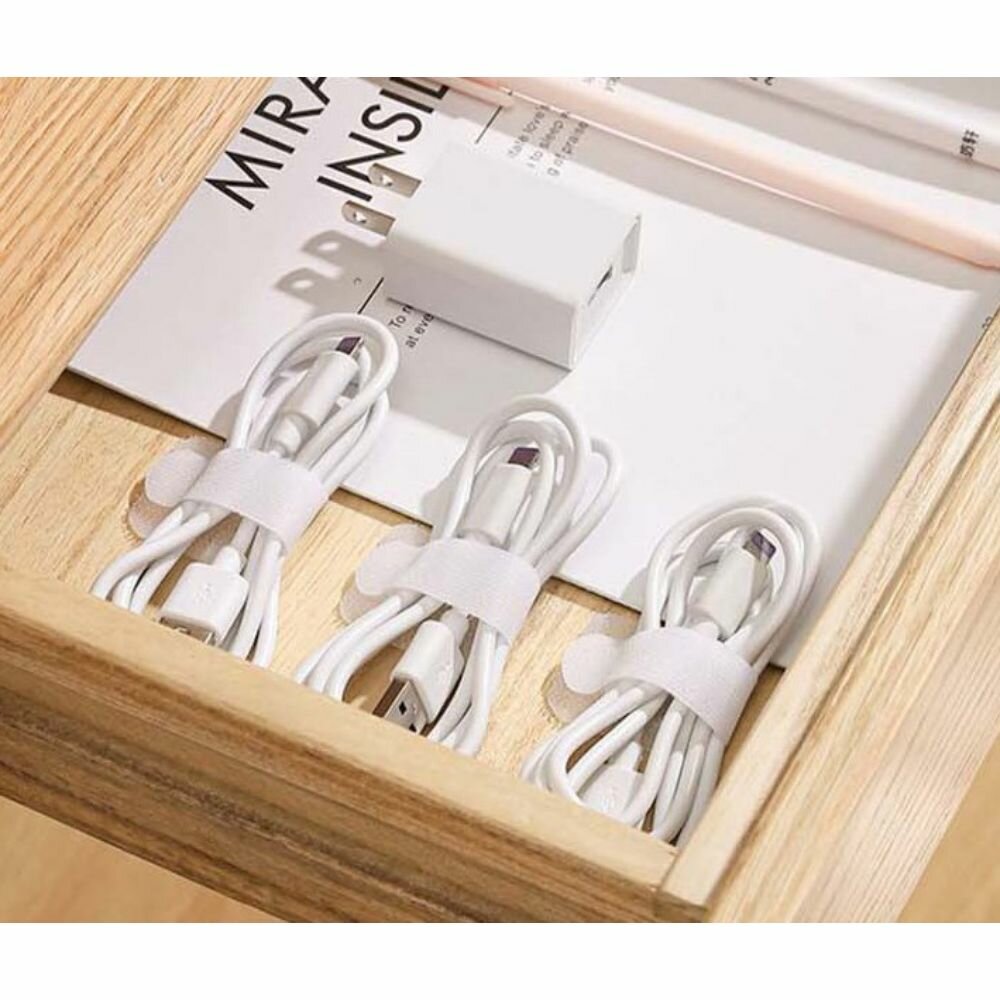 Самоклеящаяся кабельная стойка, органайзер для кабелей, 20 шт.