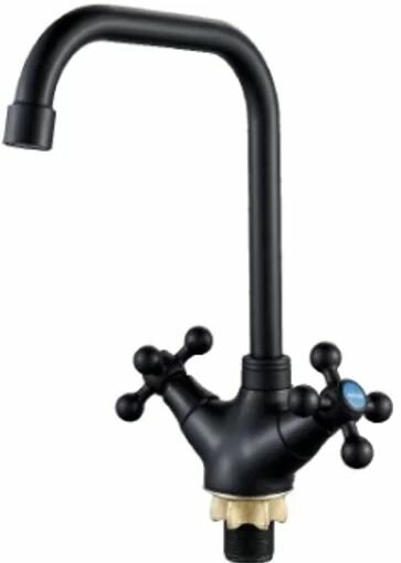 Кухонный смеситель , двуручный A6113H-17