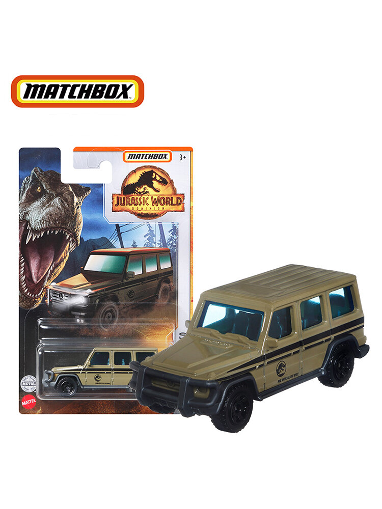 Машинка Matchbox Jurassic World Dominion FMW90 Die cast 1:64 Scale Vehicles -14 Mercedes-Benz G 550