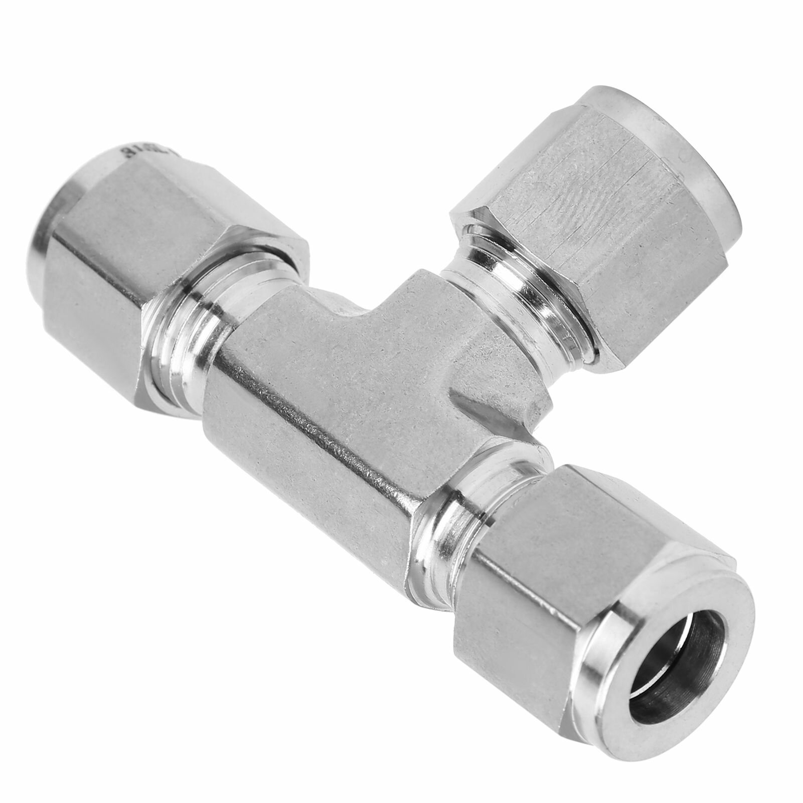 Соединитель с обжимным наконечником Тройник равного диаметра Нержавеющая сталь 316, штамповка SS 600 3Ф3/8