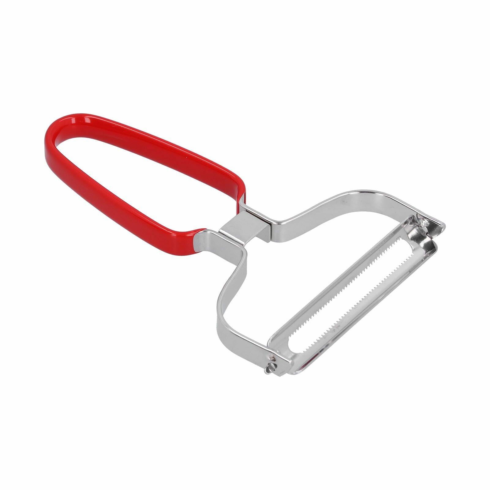 Многофункциональная овощечистка, ручной инструмент для очистки фруктов и огурцов, моркови, капусты, красная ручка, эргономичный дизайн