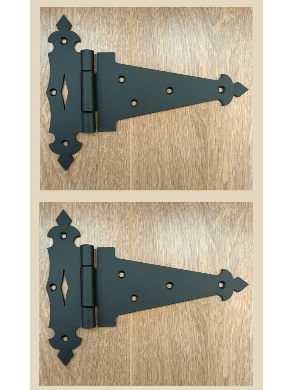 Петля-стрела DOMART "Готика" ПС - 200 (черный) - 2 шт, толщина 3 мм