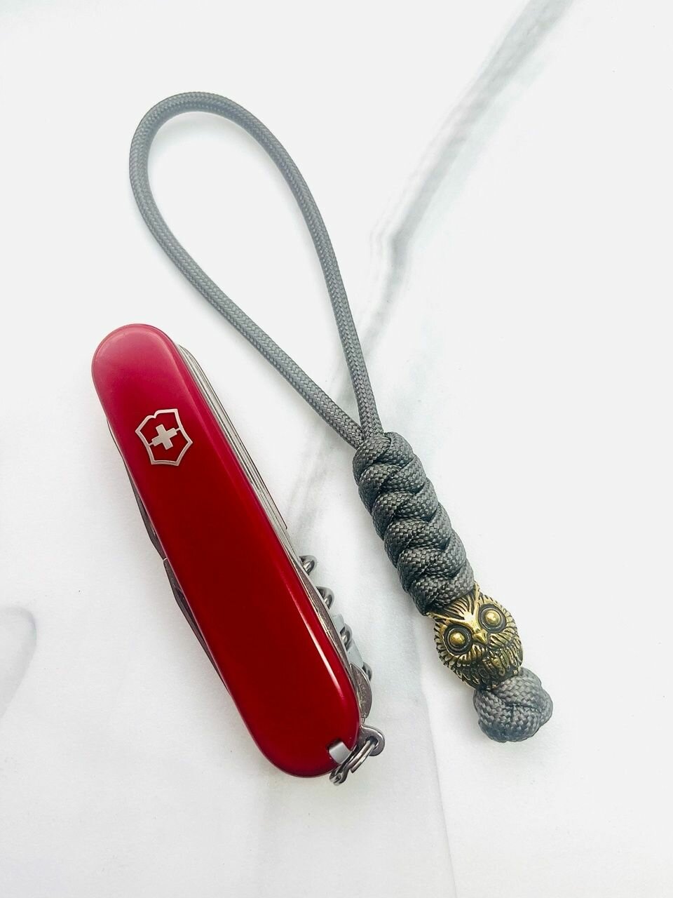 Темляк брелок для ножа "Сова"