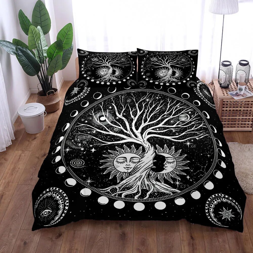 Комплект постельного белья Celestial Yggdrasil из полиэстера，230*260cm