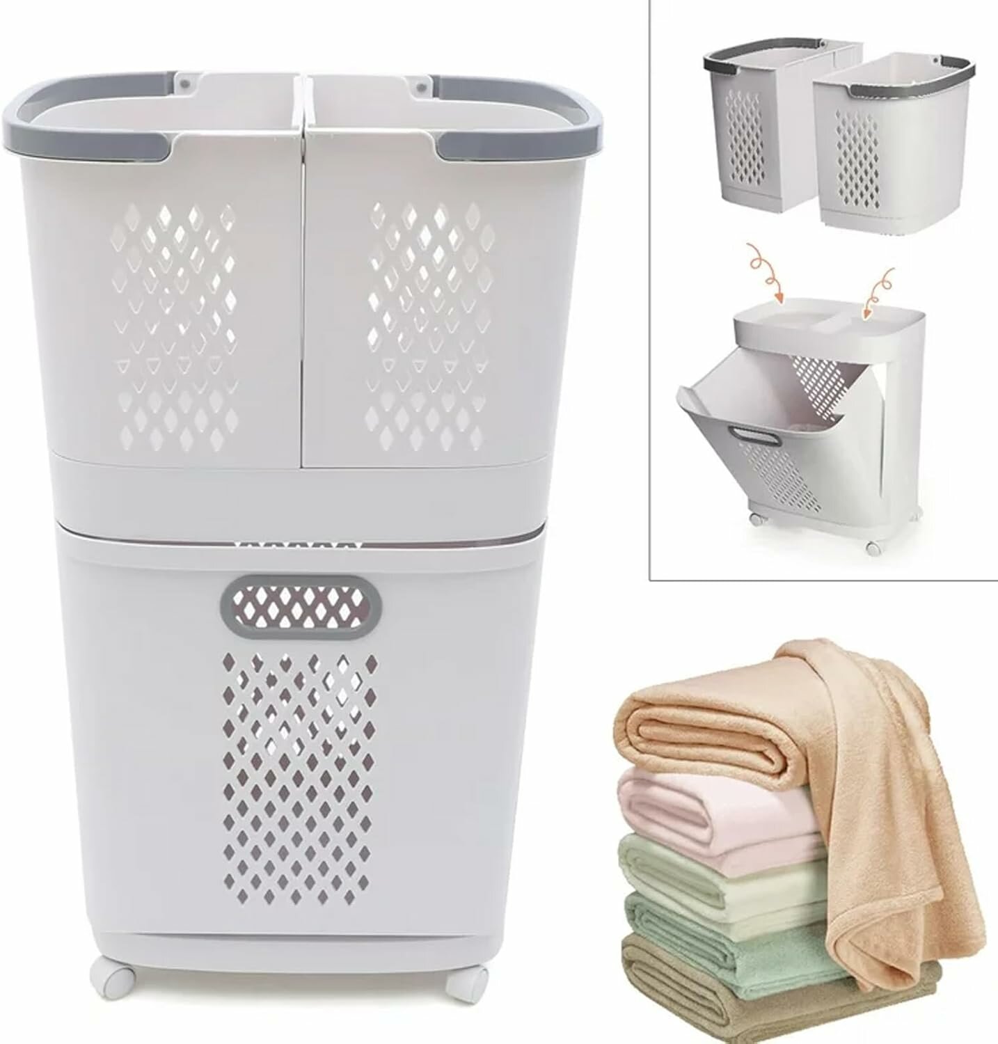 Классификация ванных комнат пластиковая корзина для белья, многофункциональная отделочная вешалка