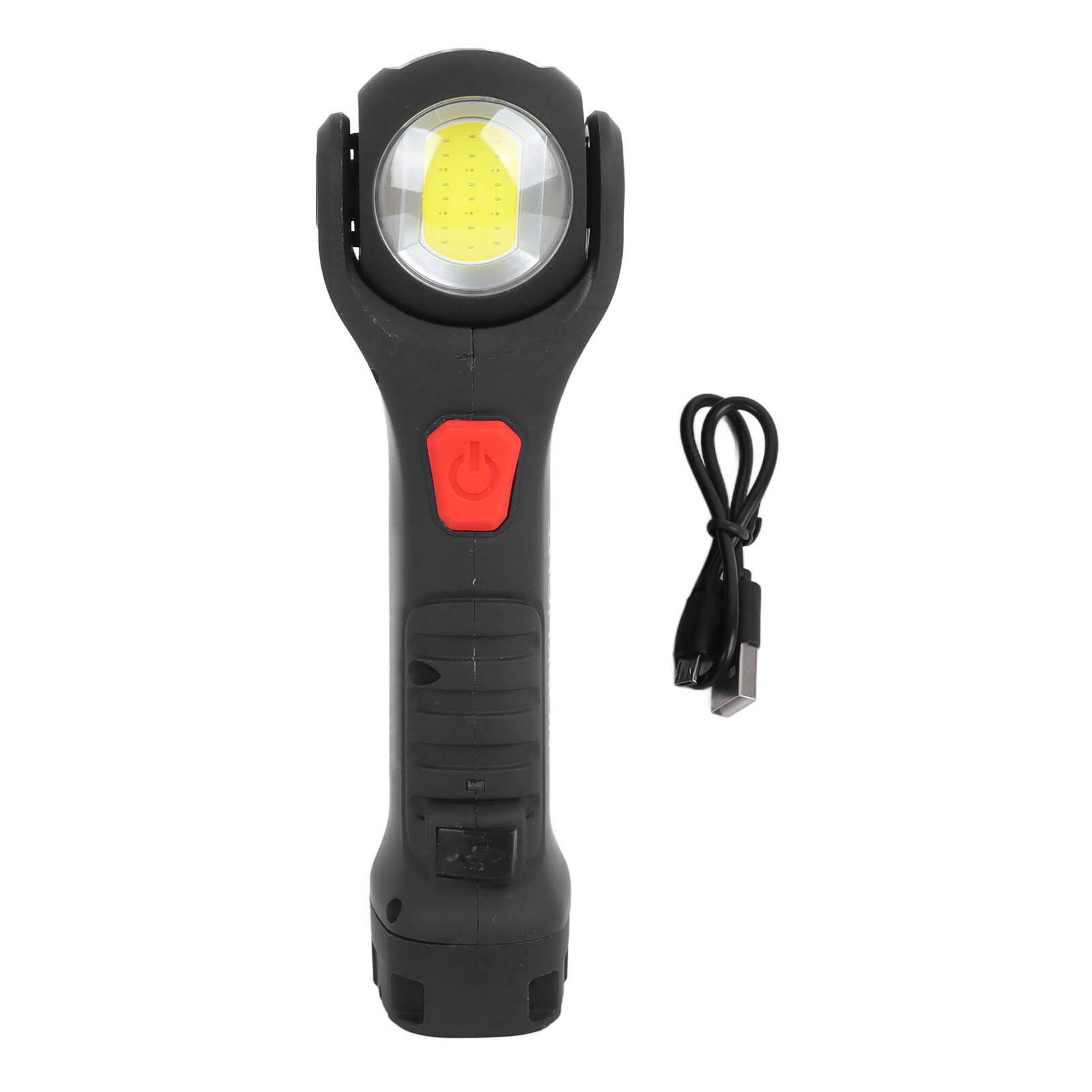 Фонарь с вращением на 360 градусов, зарядкой через USB, сверхъяркий, магнитный, ручной, для работы на открытом воздухе в экстренных ситуациях.