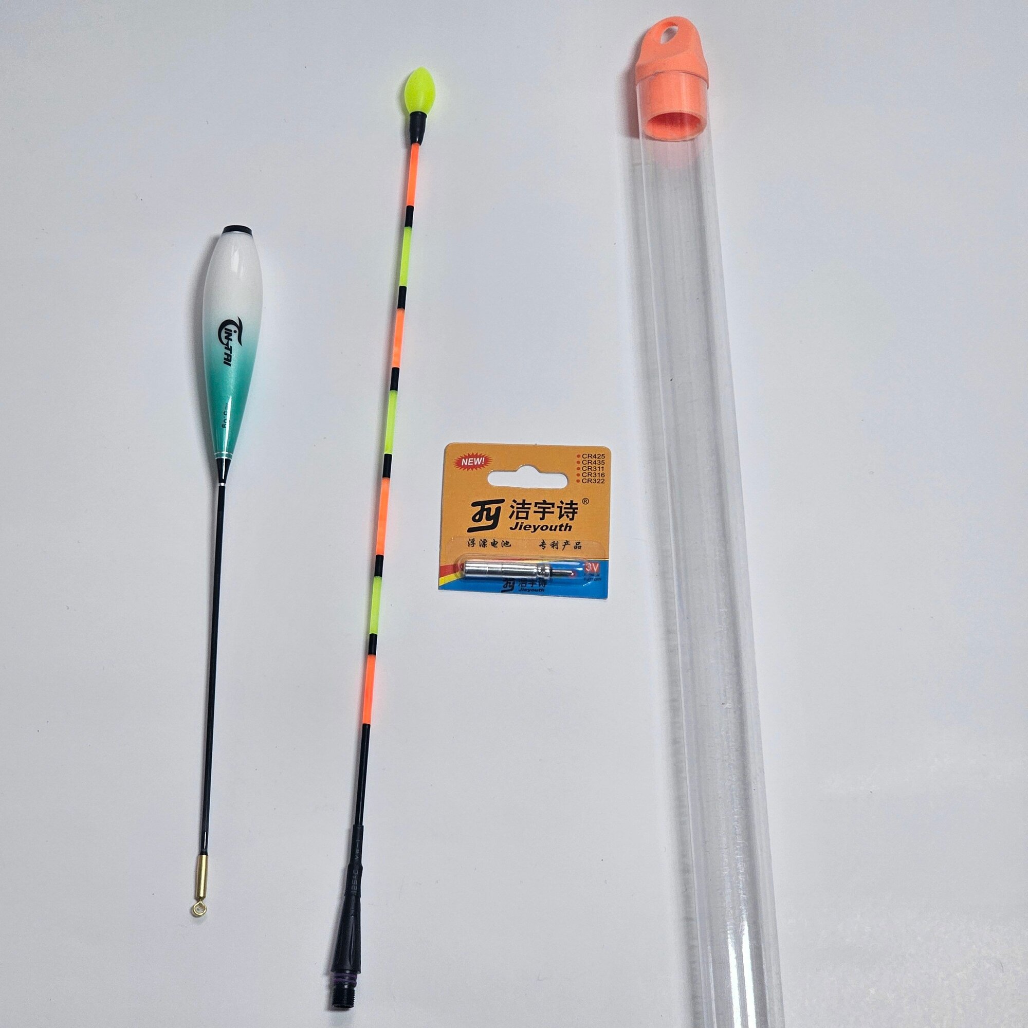 Поплавок Yintai, умный, меняющий цвет при поклевке, в тубусе, 40 см, 5 гр, гибкая антеннка