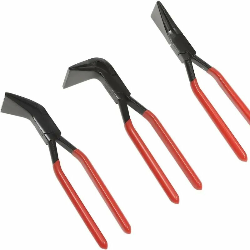 Клещи кровельные изогнутые 45/90/180 град, Плоскогубцы для гибки металлического листа с антикоррозийной нескользящей ручкой