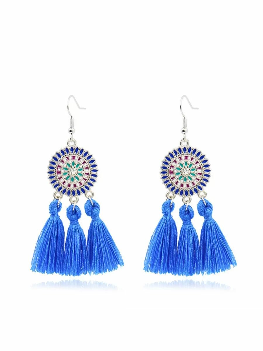 Серьги, искусственный камень