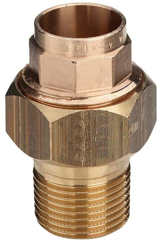 Разъемное соединение пайка-Н с плоской прокладкой VIEGA 15х1/2" 109806